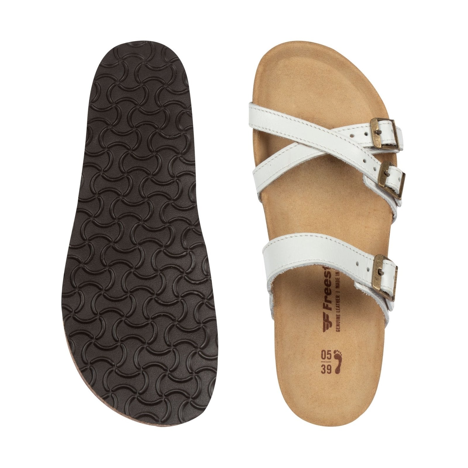 Corkies Anke Anatomical Cork Footbed Premium leather health sandal ...