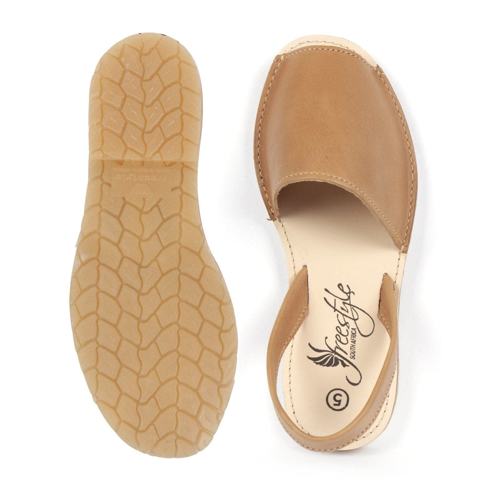 Freestyle Board Walk Premium Leather Handmade Open Back Sandal