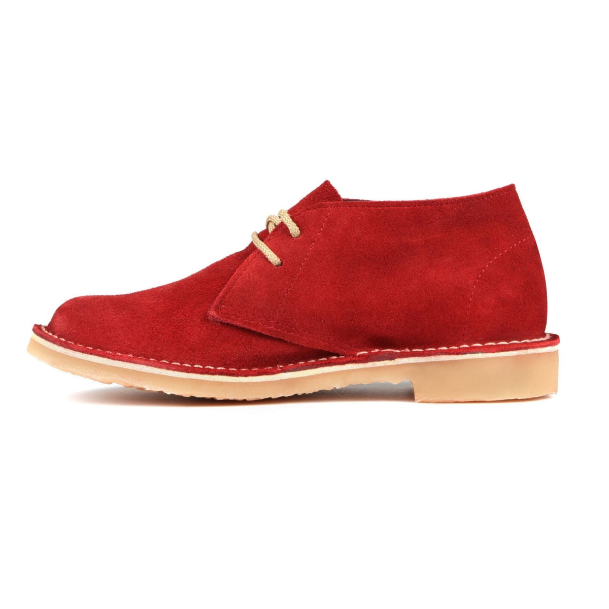 Hunter Vellie Unisex Suede Veldskoen in Bright Red - Freestyle SA