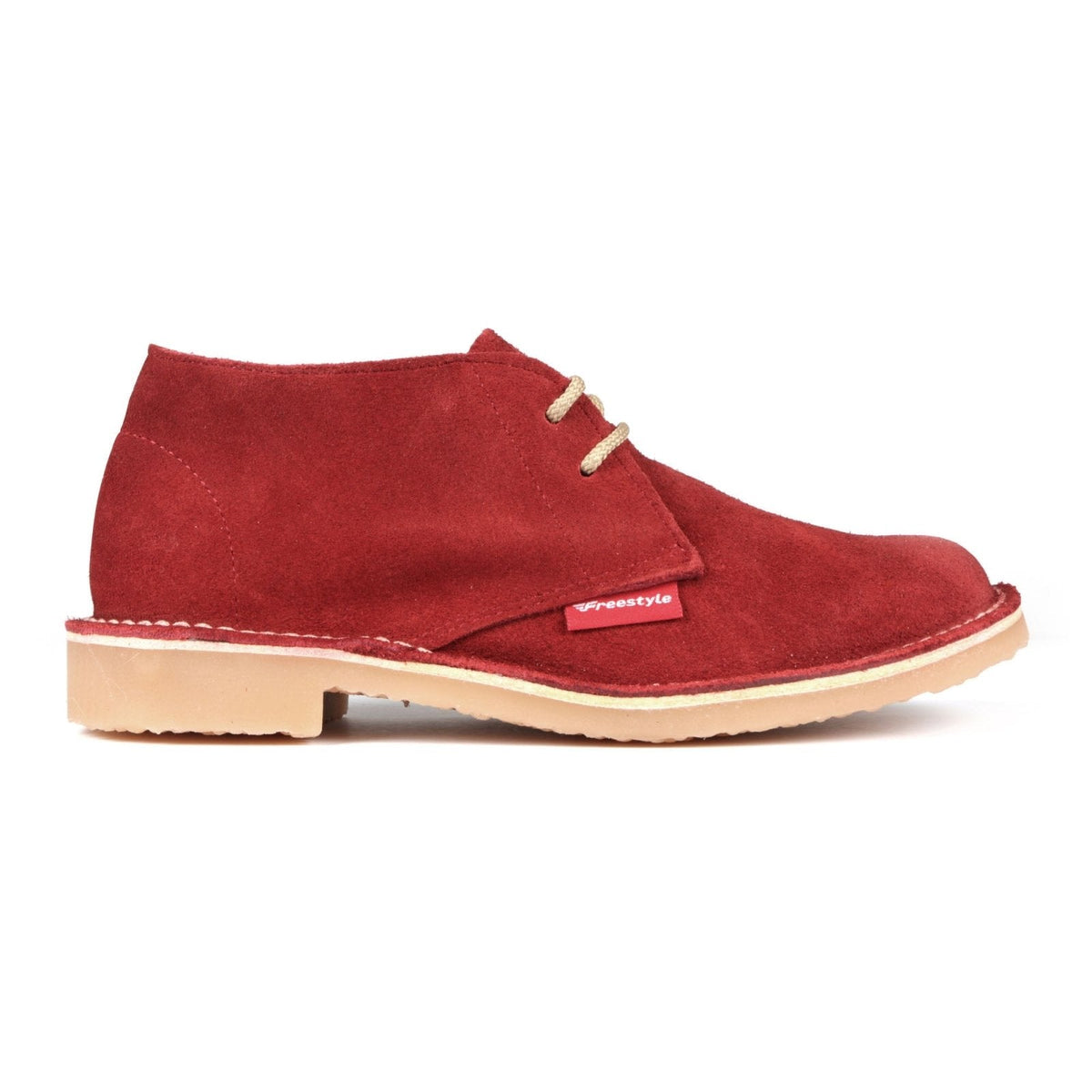 Hunter Vellie Unisex Suede Veldskoen in Bright Red - Freestyle SA