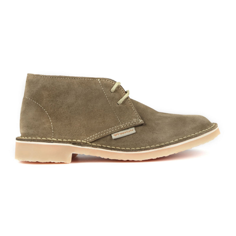 Hunter Vellie Unisex Suede Veldskoen - Khaki - Freestyle SA