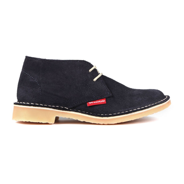 Hunter Vellie Unisex Suede Veldskoen - Navy Blue - Freestyle SA