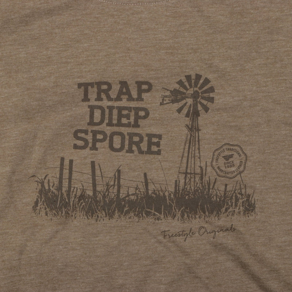 Tee Brown Windpomp on Brown melange #3